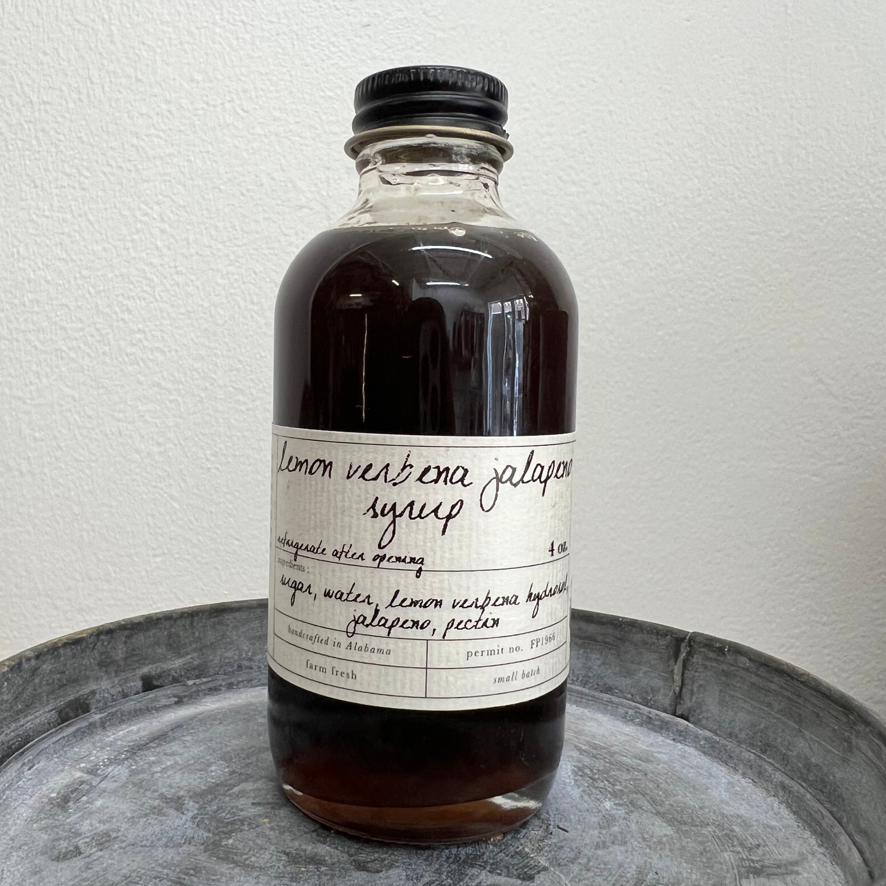 Lemon Verbena Jalapeño Syrup – Stone Hollow Farmstead