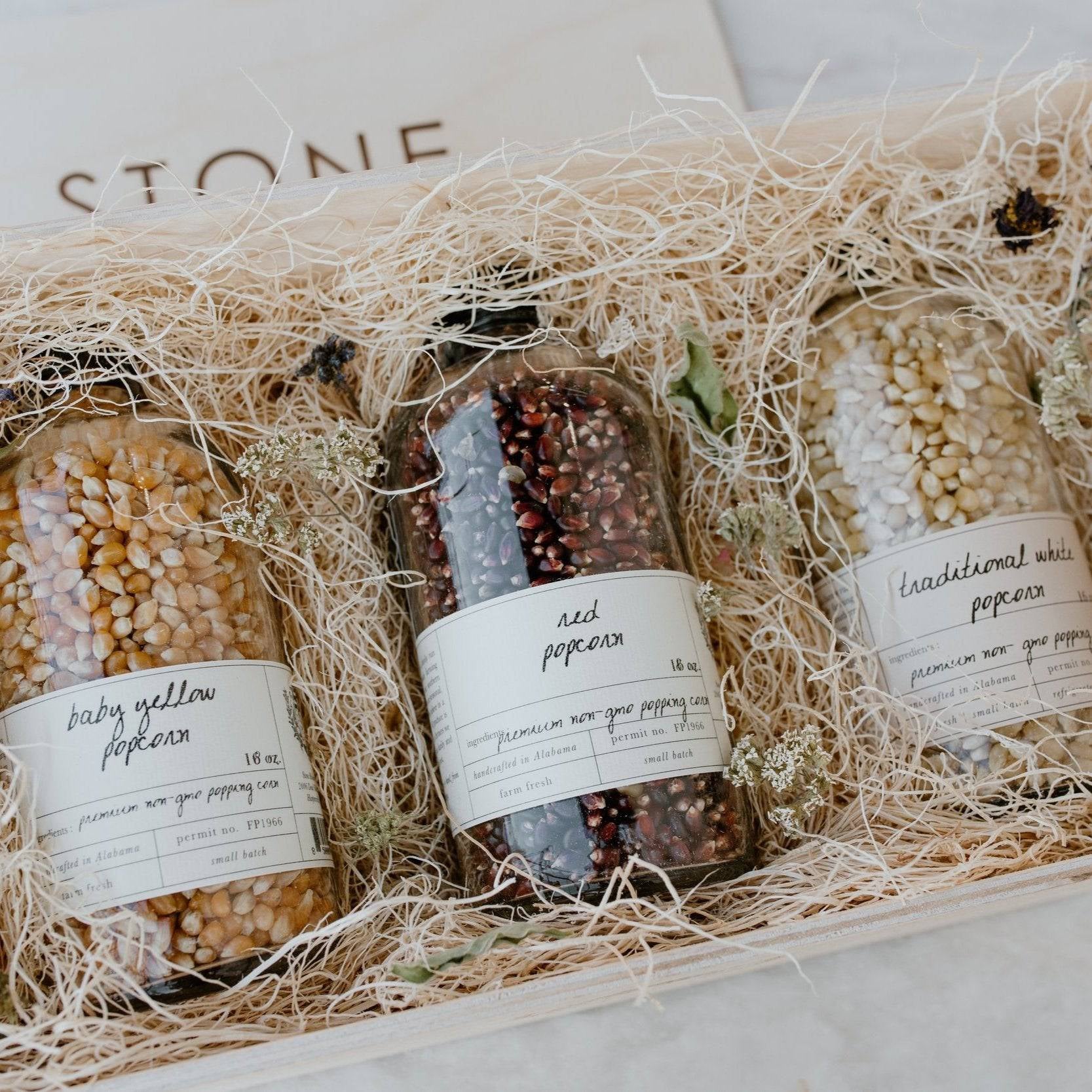 Stone Hollow Popcorn Set
