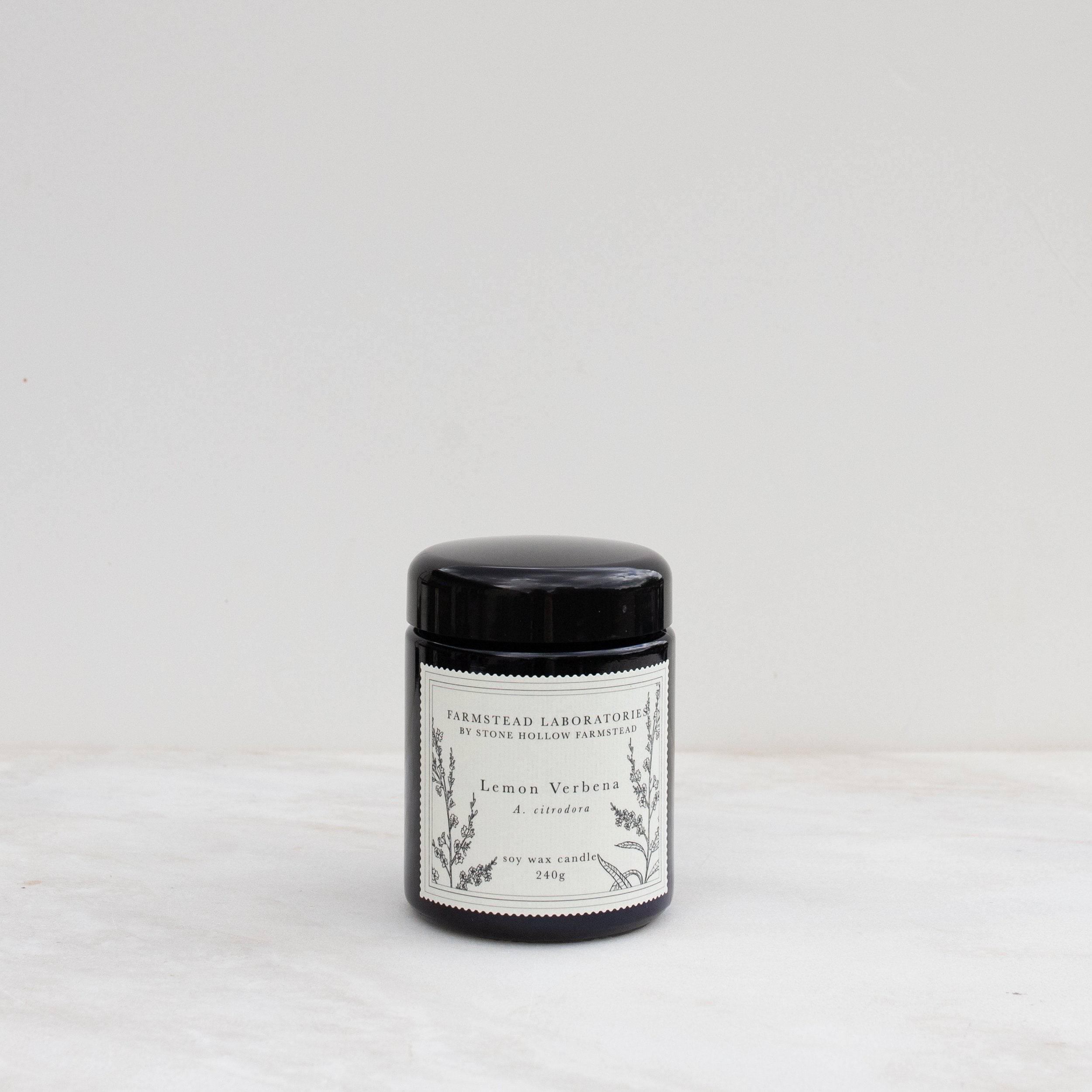 Lemon Verbena Candle – Stone Hollow Farmstead