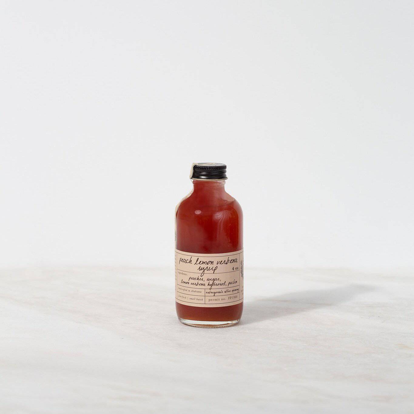 Peach Lemon Verbena Syrup – Stone Hollow Farmstead