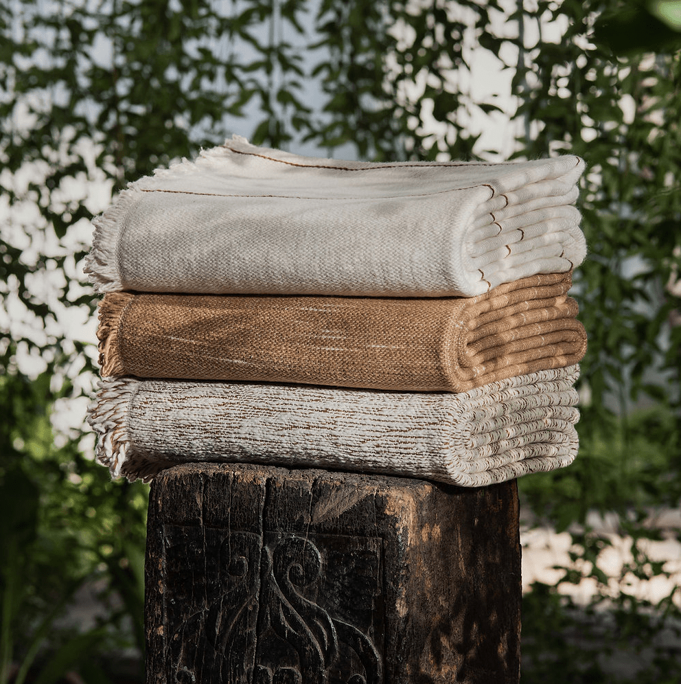 Raw Cotton Blankets – Stone Hollow Farmstead